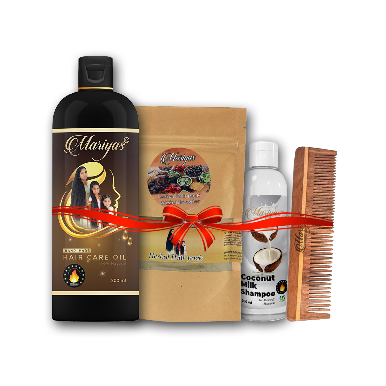 Anti Dandruff Pack with Comb - Mariyas Naturals